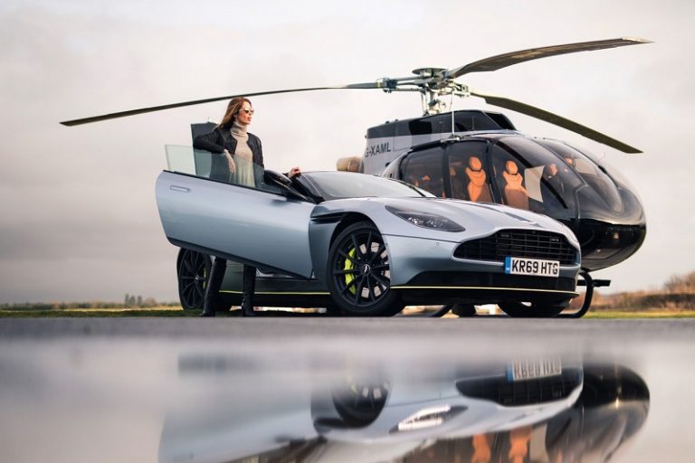 ASTON MARTIN UNVEILED ITS FIRST BRANDED HELICOPTER